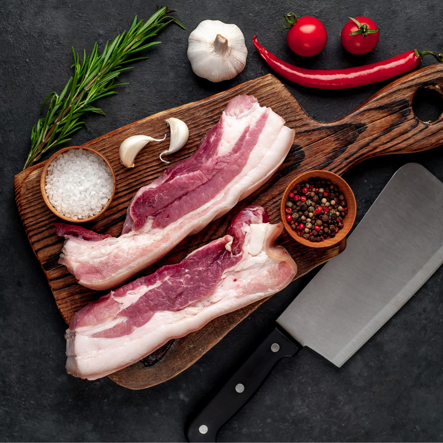 Pork Belly Slices (4 x 150g) – Porterford Butchers | Greater London